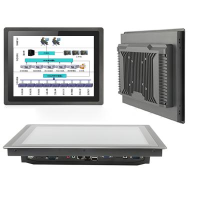 China 17 Inch Industrial Panel PC with 10-Point Capacitive Touch Screen for sale