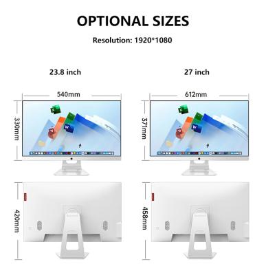 China PC All-in-One Intel Core i7 com Tela Sensível ao Toque de 24 Polegadas para Negócios à venda