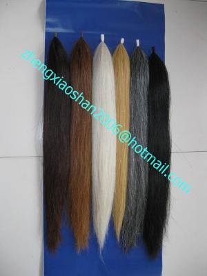 China Handmade natural 70-76 cm double thickness false horse tails for hot selling for sale