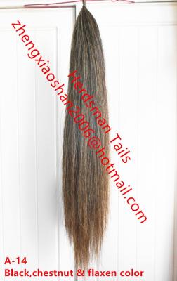 China Handmade natural loop fake horse tails for tail extension in 70-100 cm long for sale