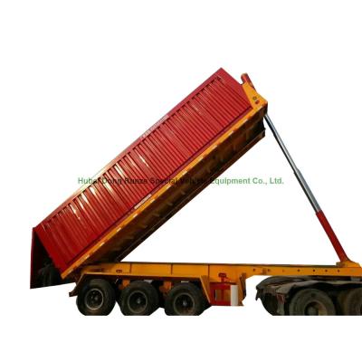 Cina 2 forma posteriore idraulica di tonnellata U di tonnellata 60 del rimorchio 30 dei semi dello scarico degli assi degli assi 3 in vendita