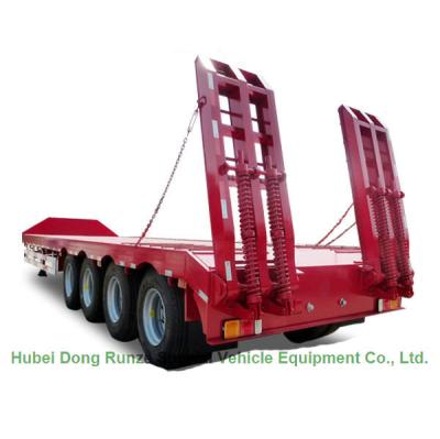 Cina Rimorchio a macchina pesante resistente dei semi di Transportion Lowbed del collo d'oca 40 tonnellate, 60ton, 80Ton in vendita