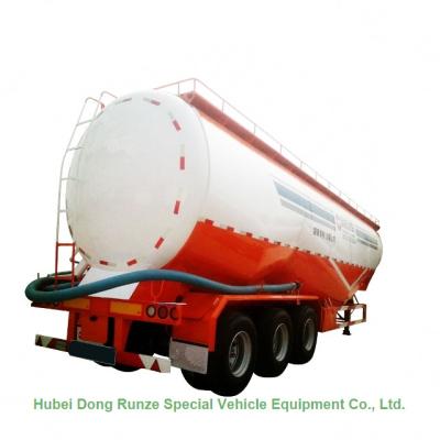 China Tri remolque del tanque de acero del árbol semi para la entrega a granel seca 80Ton 65000L del cemento en venta