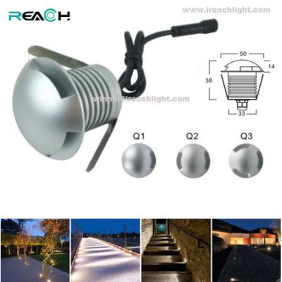 China outdoor led spotlightLED inground light side emitting,3W,IP67,DC12-24V,use in square,road,stair,garden,aluminum,silver for sale