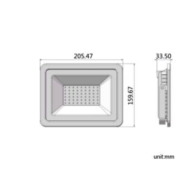 China led flood light 50W,AC180-260V,Super slim,4000lm,IP65 rated,used in billing board, shop, building,tree,aluminum,120° for sale