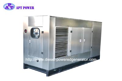 中国 ステンレス鋼材料と防音50Hz 88kVAパーキンズのディーゼル発電機 販売のため