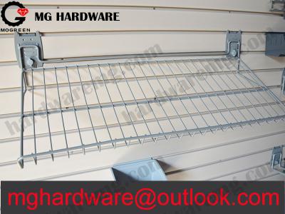 China Metal Wire Shelf for shoes Shelf  for slatwall panel hanging system for sale