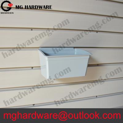 China Plastic Slatwall Storage Box  for Screws used on Garage Storage System for sale