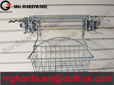 China Wire Metal Baskets Slatwall Display Baskets used for Garage Storage System for sale