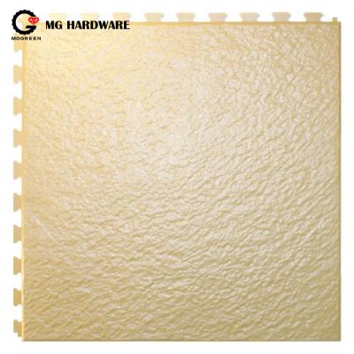 China 6.5mm /7mm Black Anti Slip Rubber PVC Sheet Diamond Rubber Floor Mats for Garage for sale
