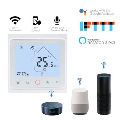 China Smart Home Wireless Wifi Thermostat for Floor Heating System Tuya APP Work With Amazon Alexa / Google assistant for sale