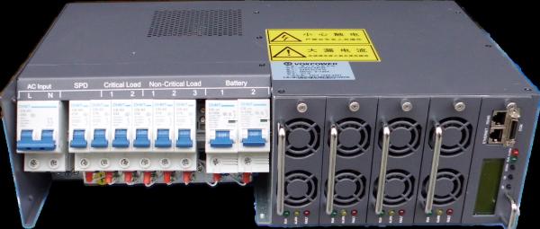 Alimentatore in CC telecomandato 48V per materiale per le telecomunicazioni