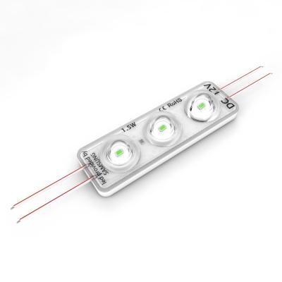 Cina Shop wholesale LED module factory OEM logo 3LED SMD2835 front modulos customize sticker DC12V 1.5watt led module light for advertising in vendita