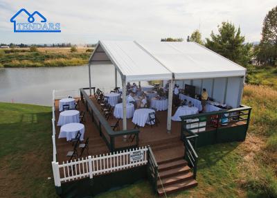 中国 Customized Leisure Goft White PVC Fabric Marquee Tent Canopy Tent For Sport Court Cover 販売のため