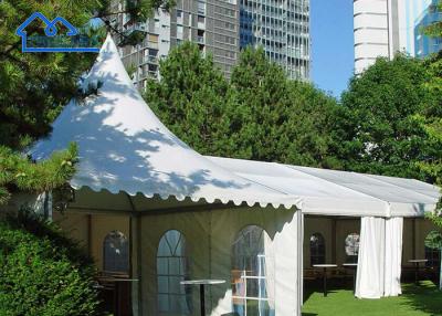 Cina Heavy Duty Cuatom Instant Gazebo Party White Canvas Tent With Wind Resistant For Sale in vendita