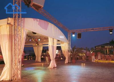 China Outdoor Large Arcum Aluminum Tents For Restaurant Party Wedding Events Marquee Canopy Curved Tent for sale