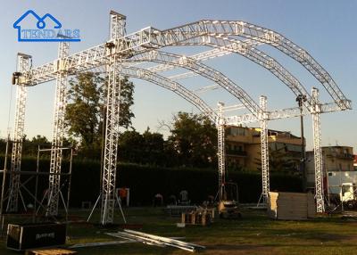 China Easy To Assemble Aluminum Truss Clamps Square Start Line Truss Structure For Concert for sale