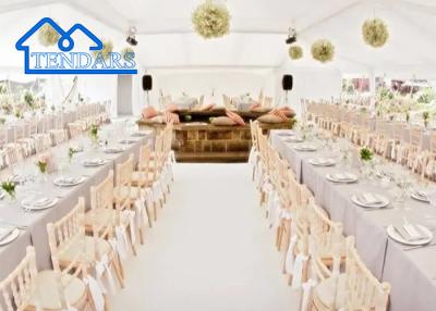 Cina Tenda di banchetto con tenda di tendone di PVC trasparente Tenda di matrimonio bianca in vendita