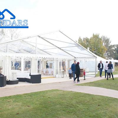 Cina Tenda di banchetto con tenda di tendone di PVC trasparente Tenda di matrimonio bianca in vendita