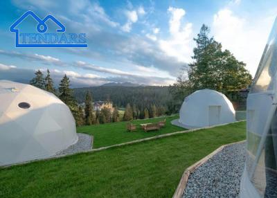 China Commercial Protection Combined PVC UV Igloo Dome Tent For Outdoor Activities for sale