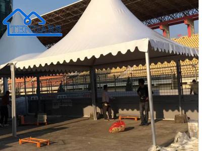 China Outdoor Custom White UV Resistant Aluminum Frame PVC Party Pagoda Tent For Event , Church Etc for sale