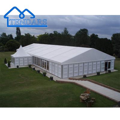 Cina 1000 Capacità Marquee Party Evento Casa Tenda Famiglia Retardant DIN4102 Grandi tende da matrimonio all'aperto in vendita