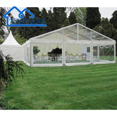 Cina Tenda di banchetto con tenda di tendone di PVC trasparente Tenda di matrimonio bianca in vendita