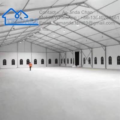 China Outdoor Heavy Duty Customized Size Aluminum Waterproof PVC Canopy Marquee Tent For Storage for sale