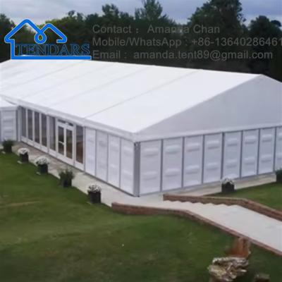 China Outdoor Large Aluminum AlloyMarquee Tent WIth Pvc Wall For Storage,Wedding,Trade Show for sale