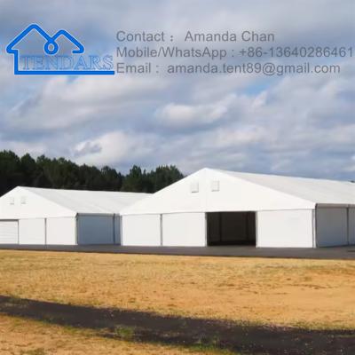 China Custom Permanent Aluminum Outdoor Pvc Industrial Warehouse Large Storage Tents for sale