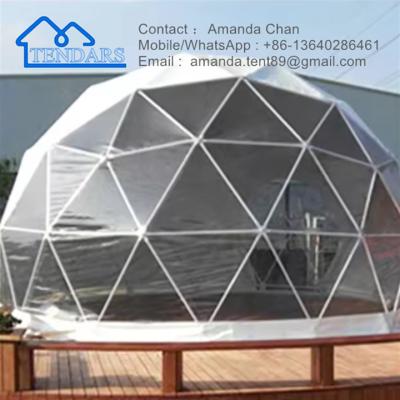 Cina Tenda Igloo UV Resistente Commerciale Cupola Geodesica Chiara Tetto Tutto Vetro Per Glamping E Hotel Resort in vendita