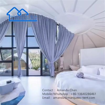 Cina Snail Shape Permanent Outdoor Tent Prefab Eco Lodge Membrane Structure Tent in vendita