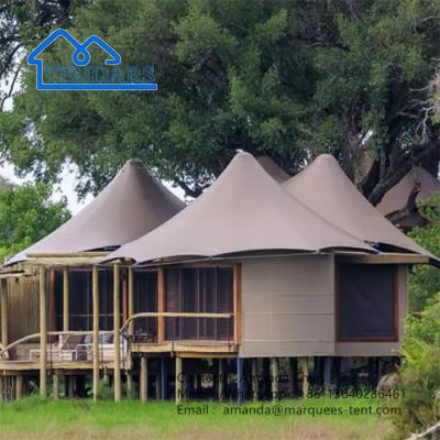 Luxury Hotel Tent Hotel Tension Membrane Tent With Bedroom Living Room