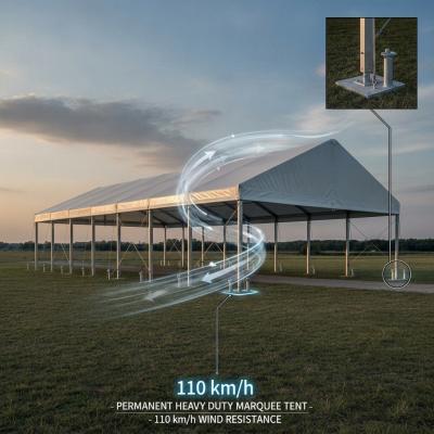 China ABS-Wall Christmas Party Marquee Tents A-Frame Waterproof Solid Panel Market Canopy Structure for sale