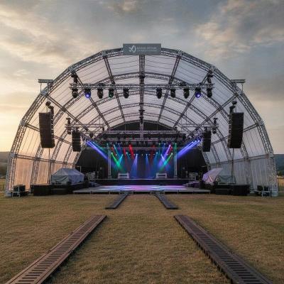 China Music Festival Stage Performance Party Marquee Tent Professional Sound Lighting Rigging European Event Venue Canopy Structure for sale