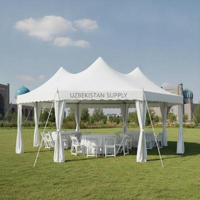 China Portable Quick Assembly Party Marquee Tent Lightweight Aluminum Frame Pop Up Event Canopy Uzbekistan Supply for sale
