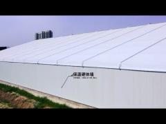 Heavy Duty Aluminium Frame Grote waterdichte / branddichte / zelfreinigende buitenopslagtent