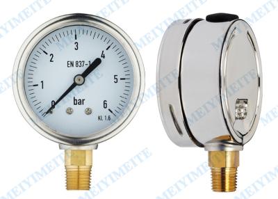 China 2.5 Inch Hydraulic Pressure Gauge for sale
