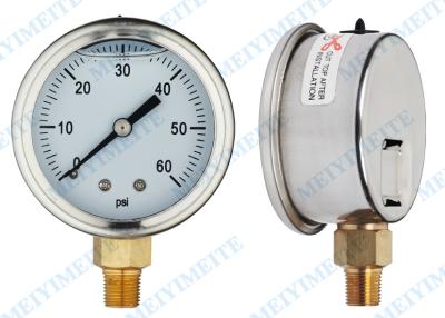 China Stainless Hydraulic Pressure Gauge for sale