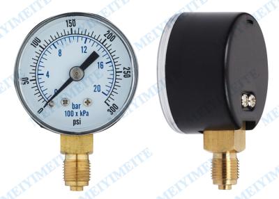 China 2 Inch Plastic Air Pressure Gauges for sale