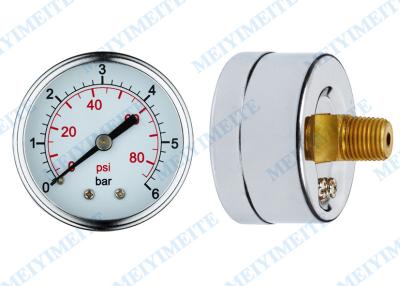 China 2 Inch Back dry  pressure gauge for sale