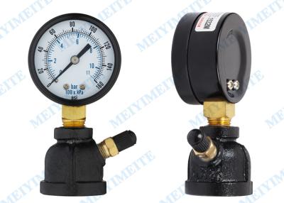 China Water test dry pressure gauge for sale
