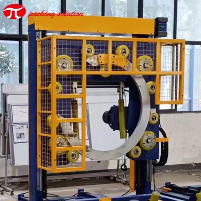 중국 손수레와 자동 수직관 코일 패킹 포장 기계 판매용