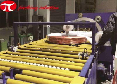 Cina Catena di imballaggio di rame antipolvere della bobina macchina avvolgitrice di orizzontale ed impilare sistema in vendita