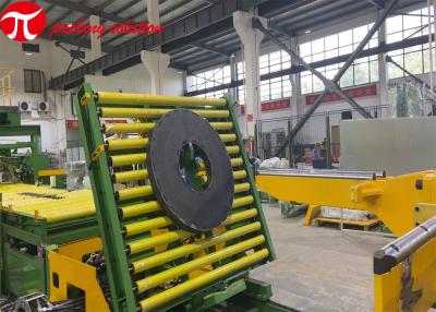 中国 テープ包装機械を積み重ねる機械銅のコイルのパッキング ラインOD 1200mmフリップ 販売のため