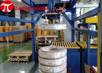 China Horizontal Pipe Packing Machine 300mm ID Plastic Coil Packing Machine with Loading Stacking System for sale