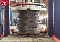 China Horizontal Steel Wire Packing Machine 800-1500mm Width Electrical Coil Stretch Packaging Machine for sale