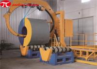 China LLDPE Vertical Aluminum Coil Wrapping Machine Automatic 2300mm Width 8000kg Capacity for sale