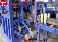 China 6000mm Automatic Horizontal Steel Tube Packaging Machine Pipe Bundle Wrapping Machine 380V 3Phase for sale