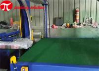 China Automatic Sandwich Panel Wrapping Machine ,Control PLC Panel Shrinking Wrapping Loading 100kg for sale